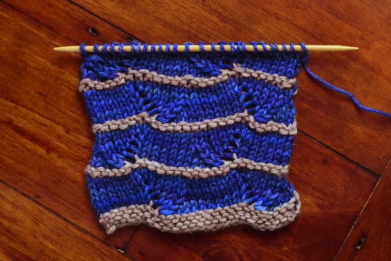How to knit an Elastic Bind Off - School of SweetGeorgia