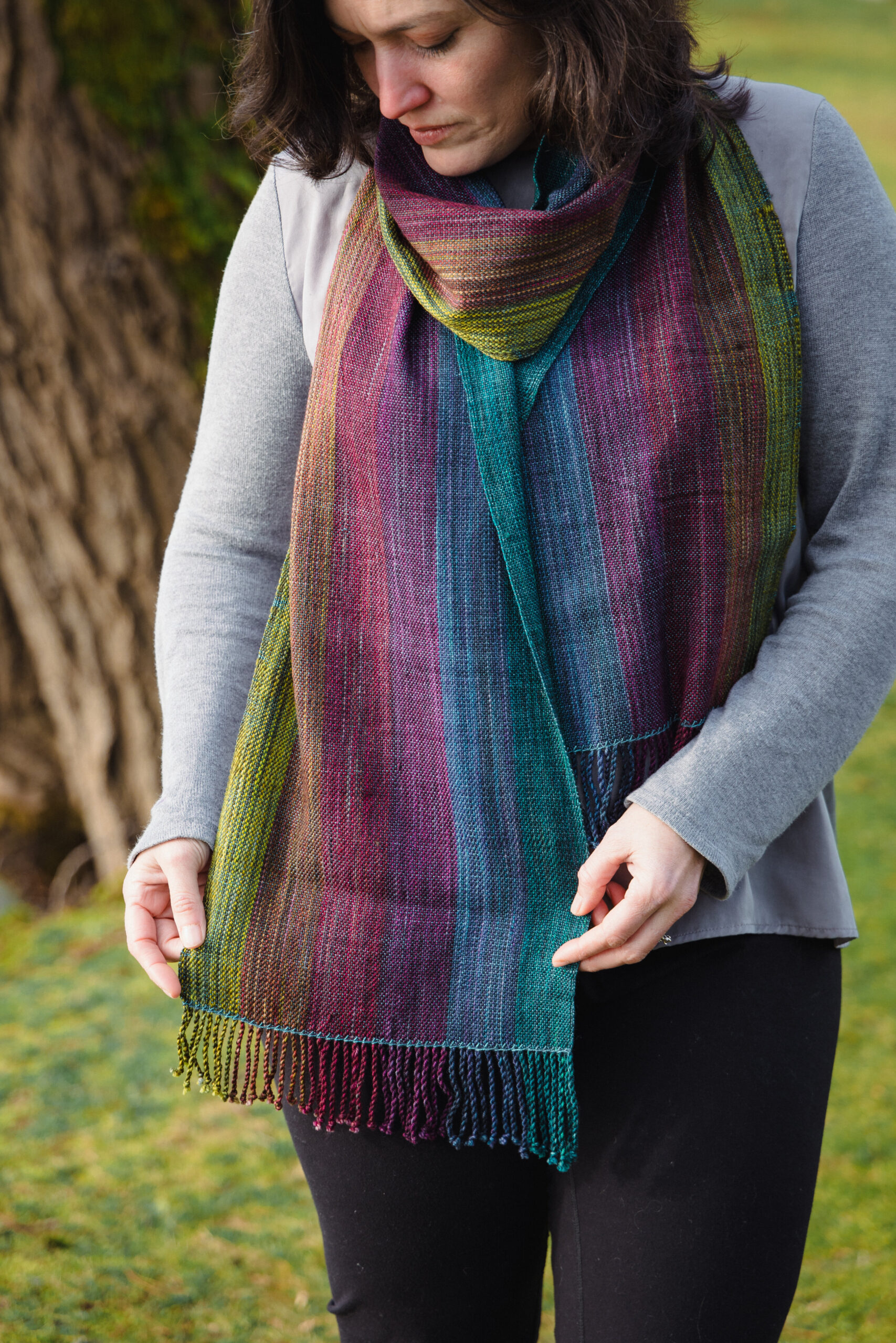 Colour Field Scarf » Weaving Patterns » School of SweetGeorgia