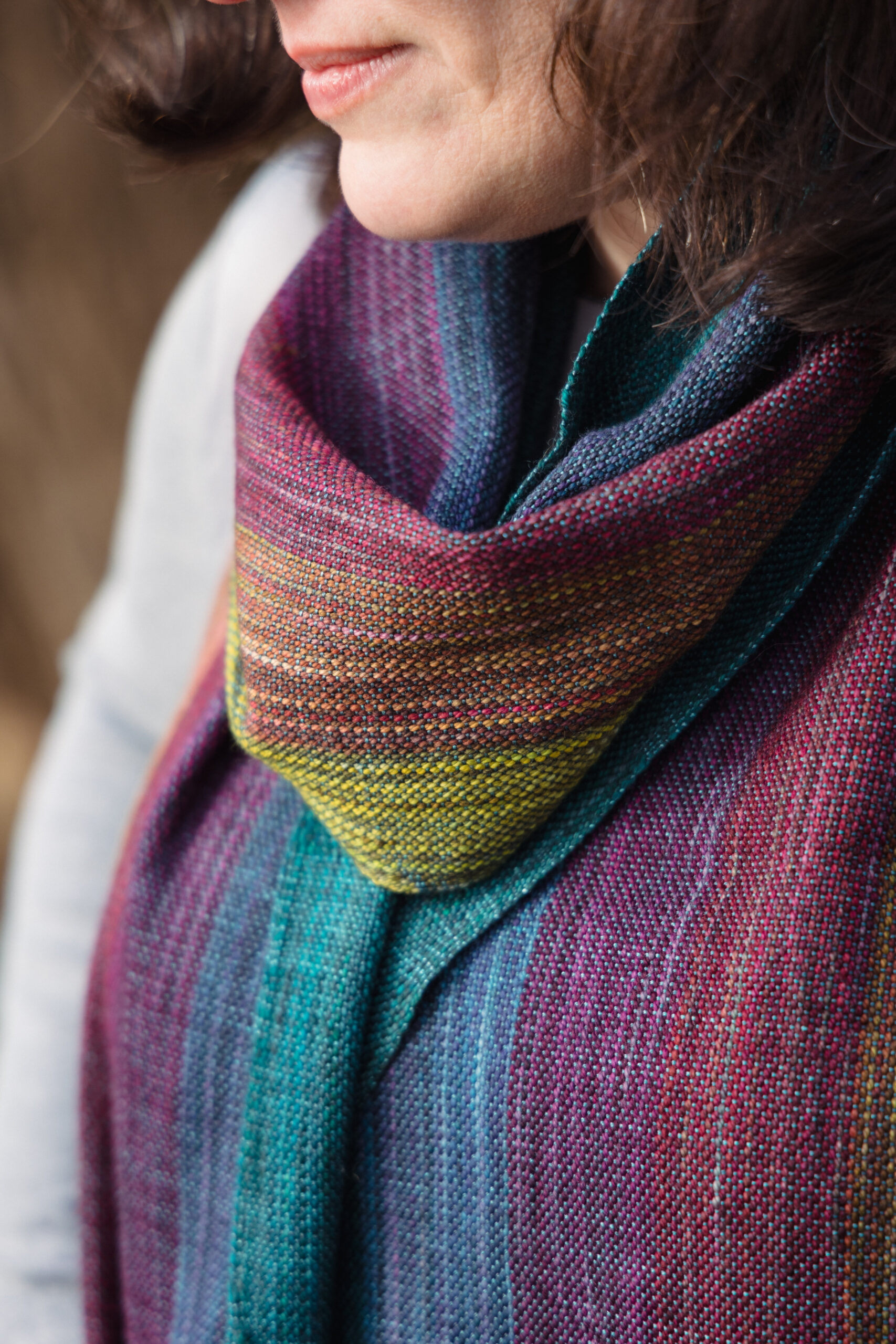 Colour Field Scarf » Weaving Patterns » School of SweetGeorgia