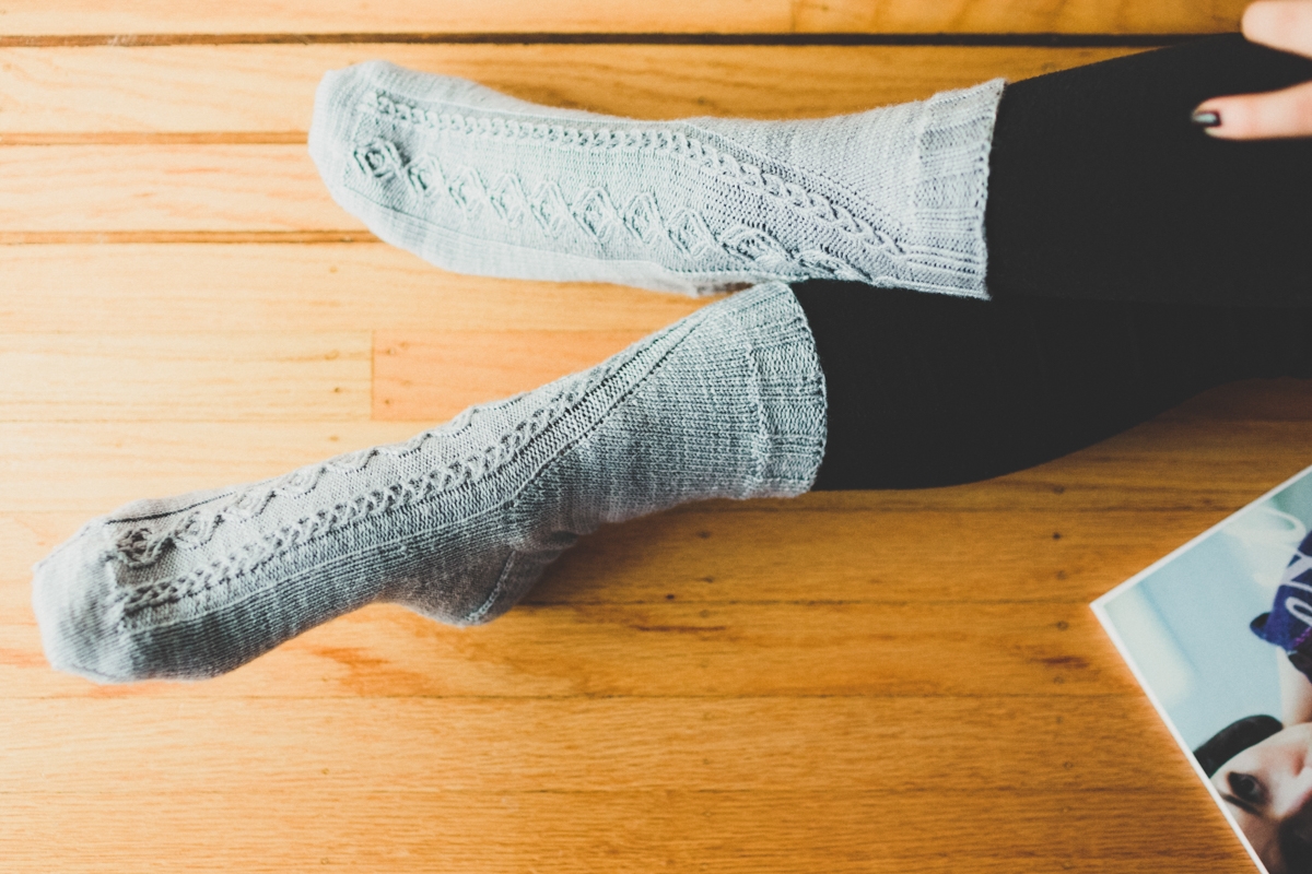 Custom Toe Up Socks » School of SweetGeorgia