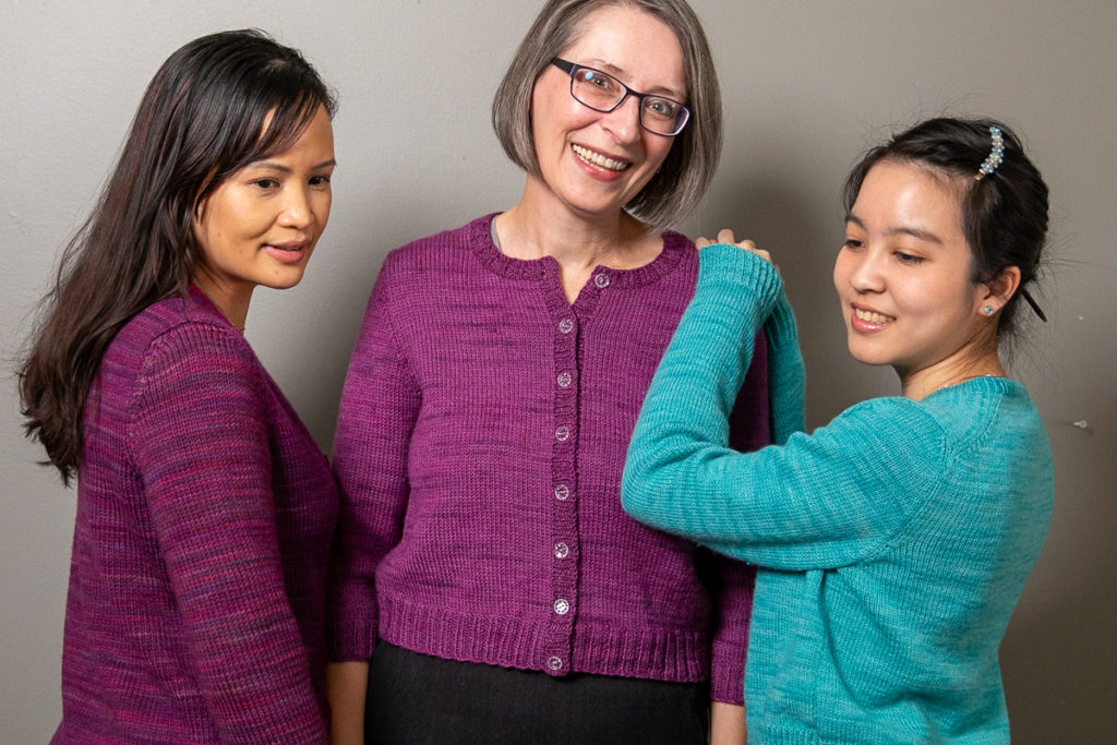 Little Basic Cardi Fingering Weight Pattern - Knitting Patterns - School of SweetGeorgia