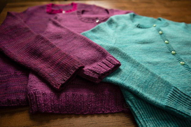 Little Basic Cardi Fingering Weight Pattern » School of SweetGeorgia