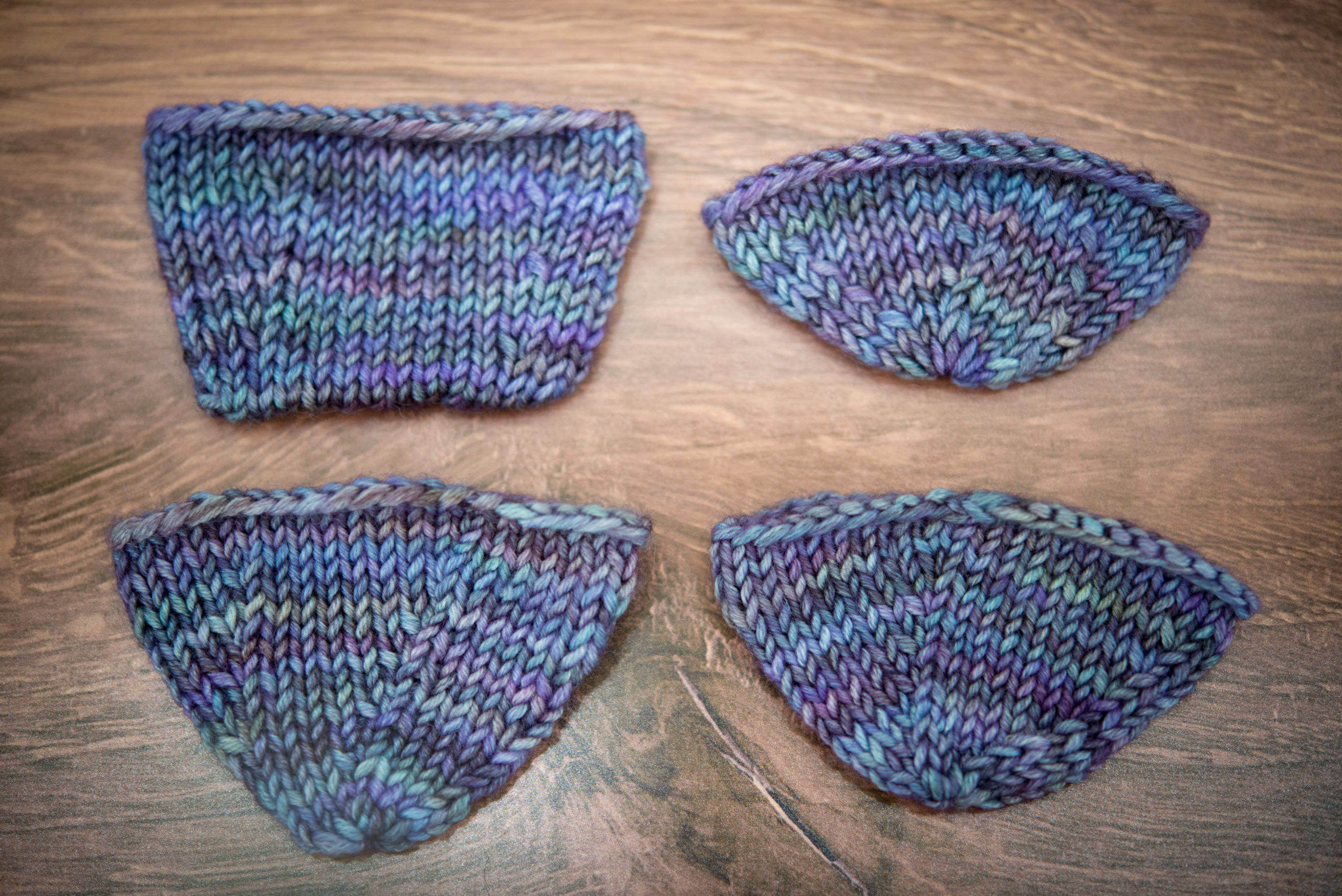 Heel & Toe Variations Top Down Socks » School of SweetGeorgia