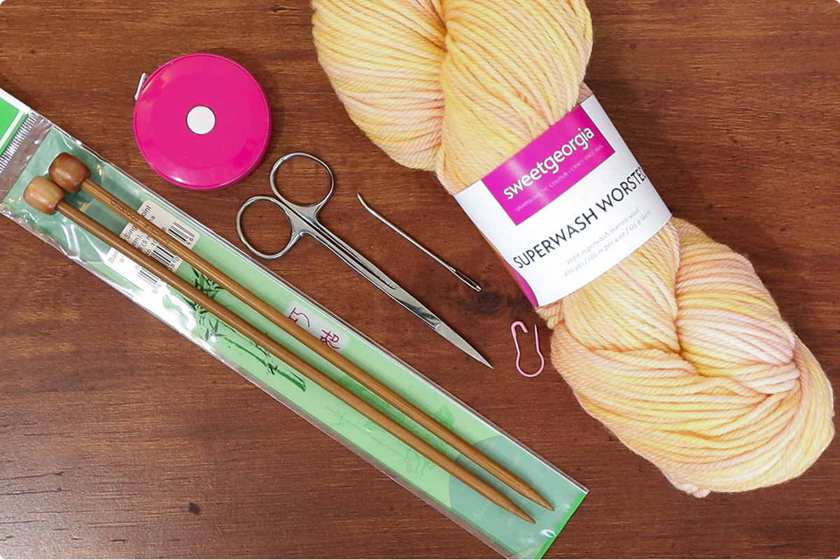 Learn How to Knit Your First Scarf (Pt 1) » School of SweetGeorgia