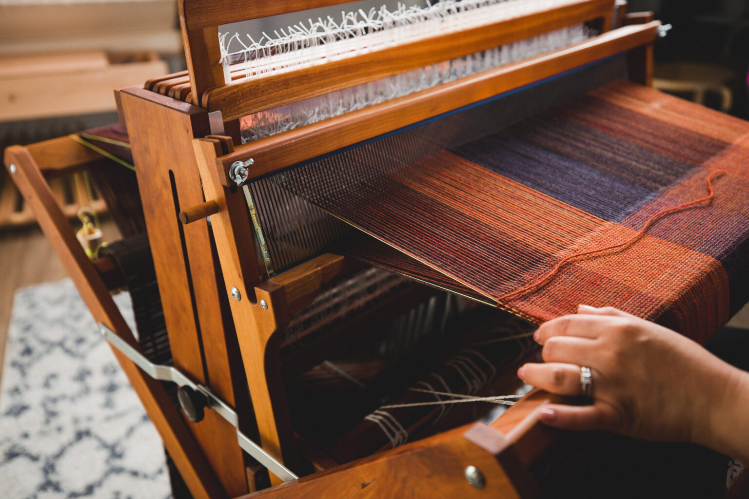 Double Weave on 4-Shafts » School of SweetGeorgia