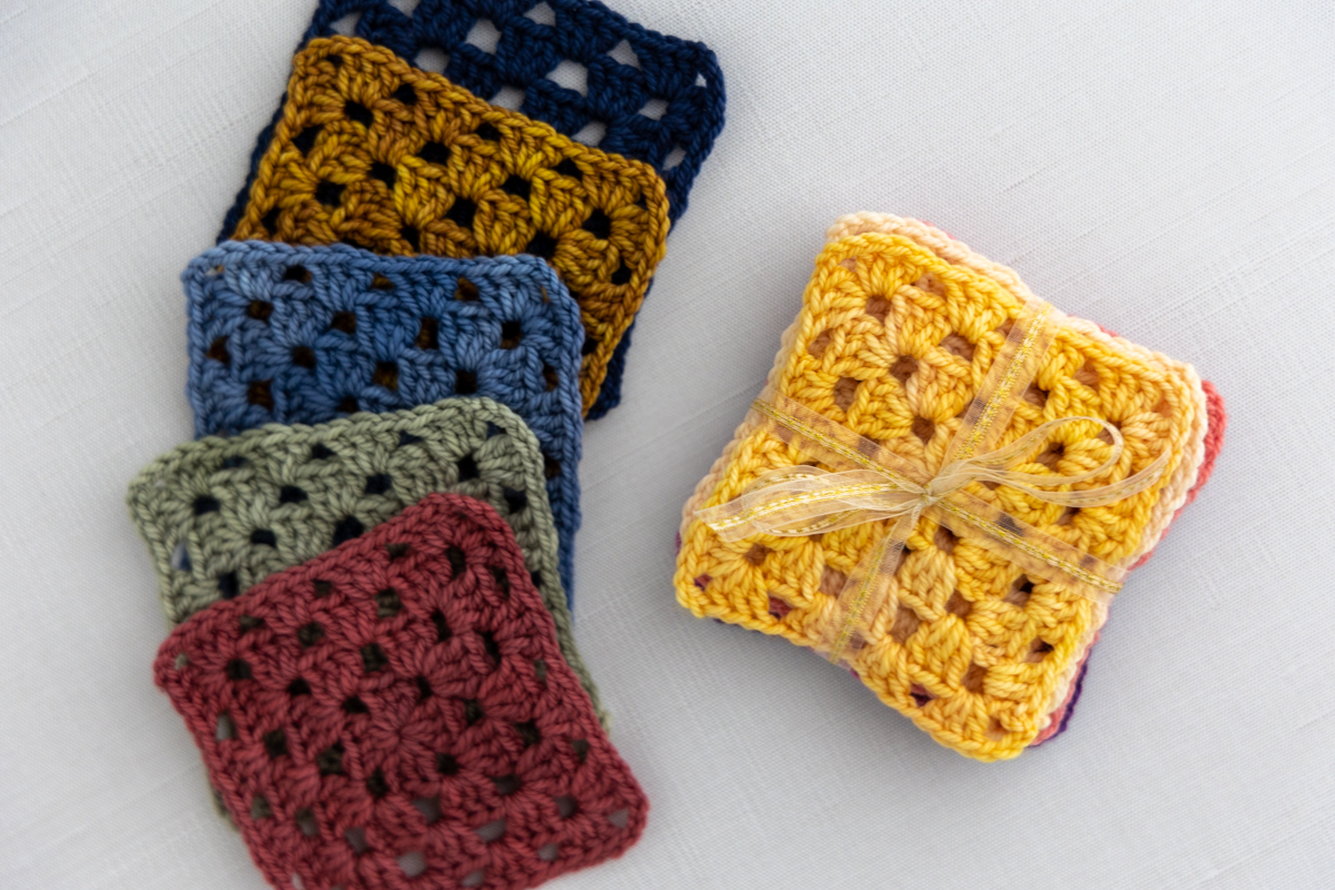 Everyday Coaster Set » Crochet Patterns » School of SweetGeorgia