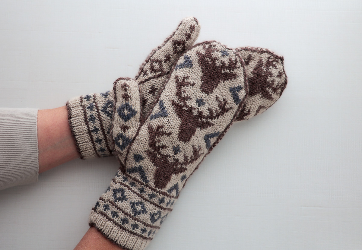 Stranded Colourwork Mittens » School of SweetGeorgia