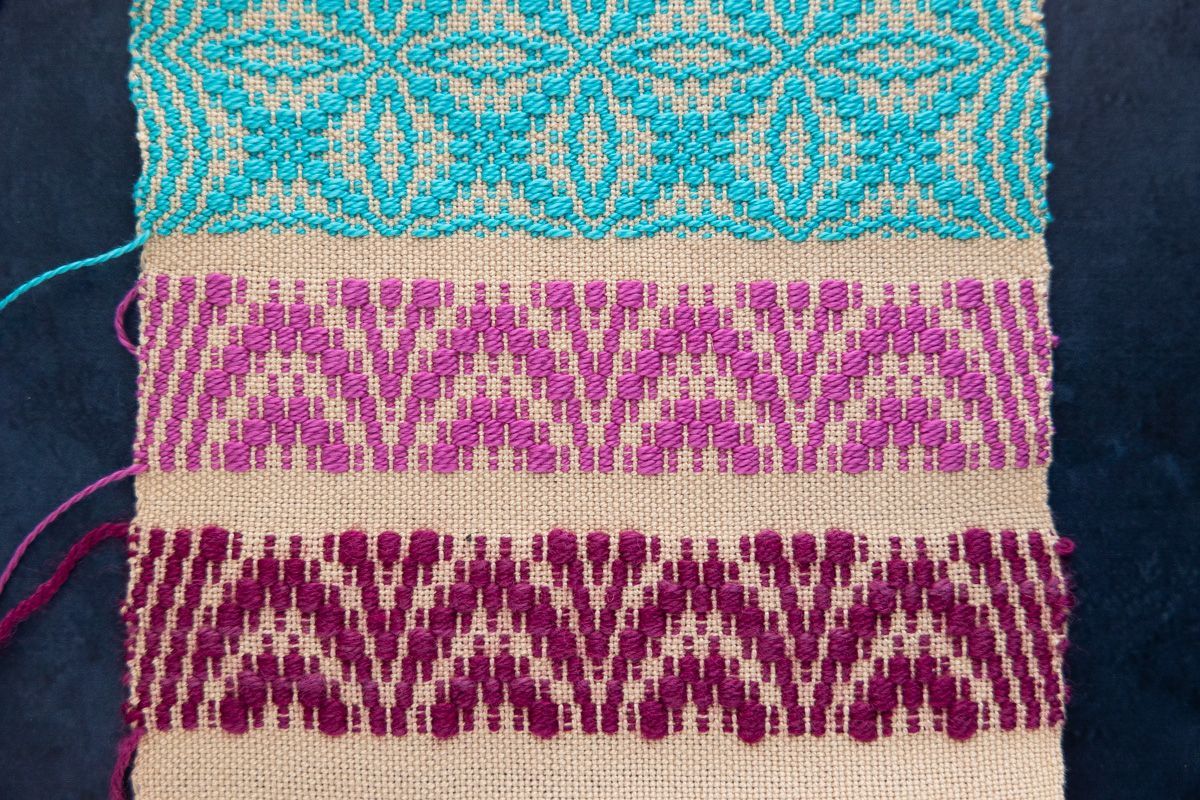 Overshot Sampler Pattern » Weaving Patterns » School of SweetGeorgia