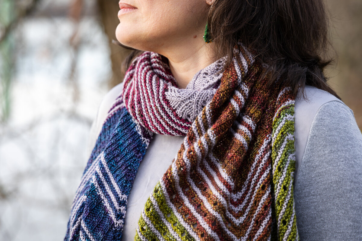 Colour Field Scarf » Weaving Patterns » School of SweetGeorgia