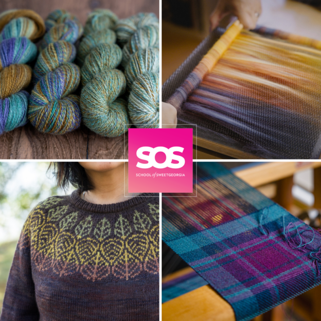 School of SweetGeorgia | Learn to Weave, Spin, Knit, and Dye